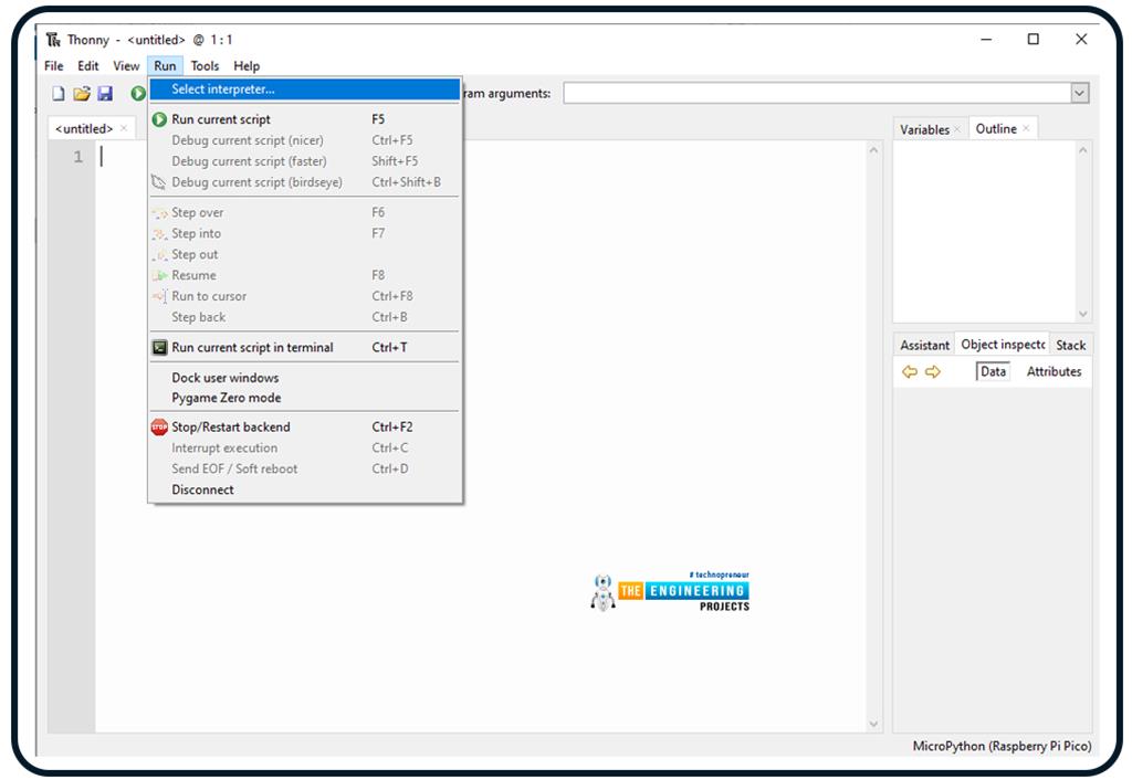 Installing Thonny IDE for Raspberry Pi Pico Programming - The Engineering Projects