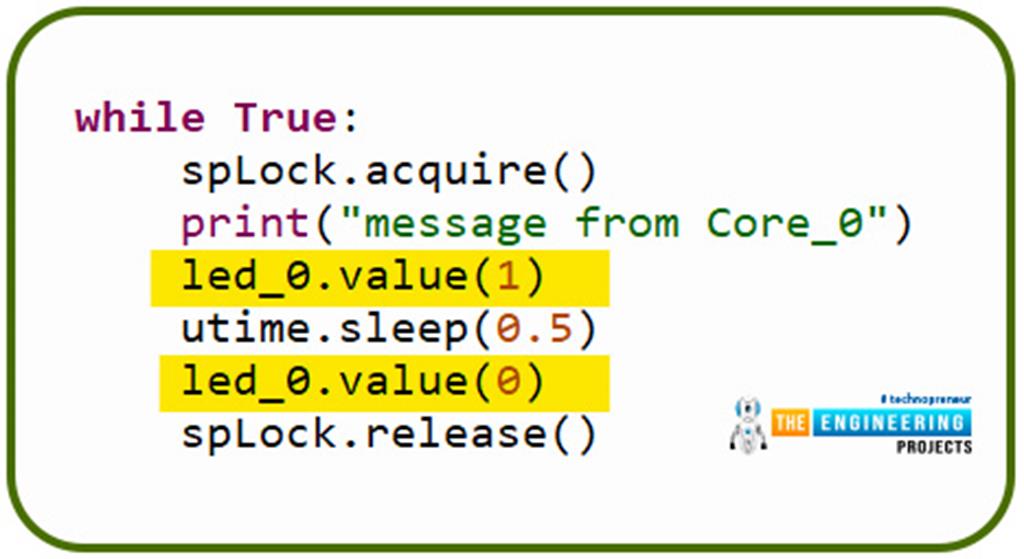 Raspberry Pi Pico Dual Core Programming With Micropython The Engineering Projects