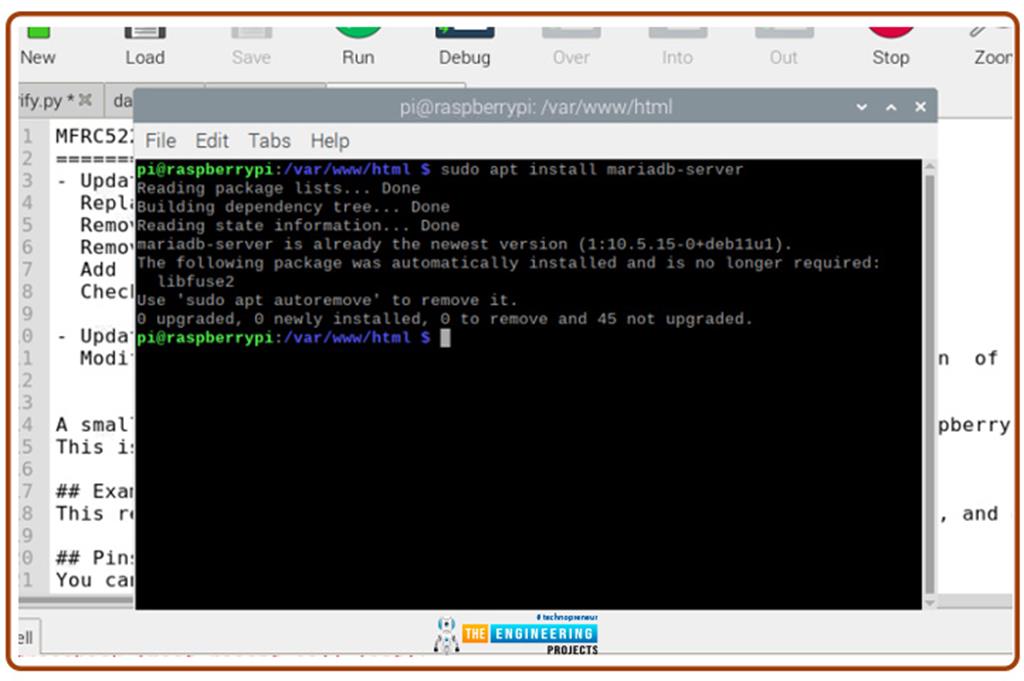 Smart Attendance System Using Rfid With Raspberry Pi 4 The Engineering Projects