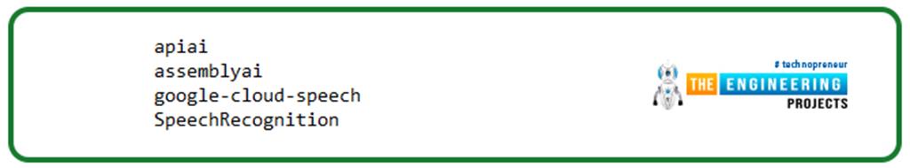 Speech Recognition System Using Raspberry pi 4 - The Engineering Projects
