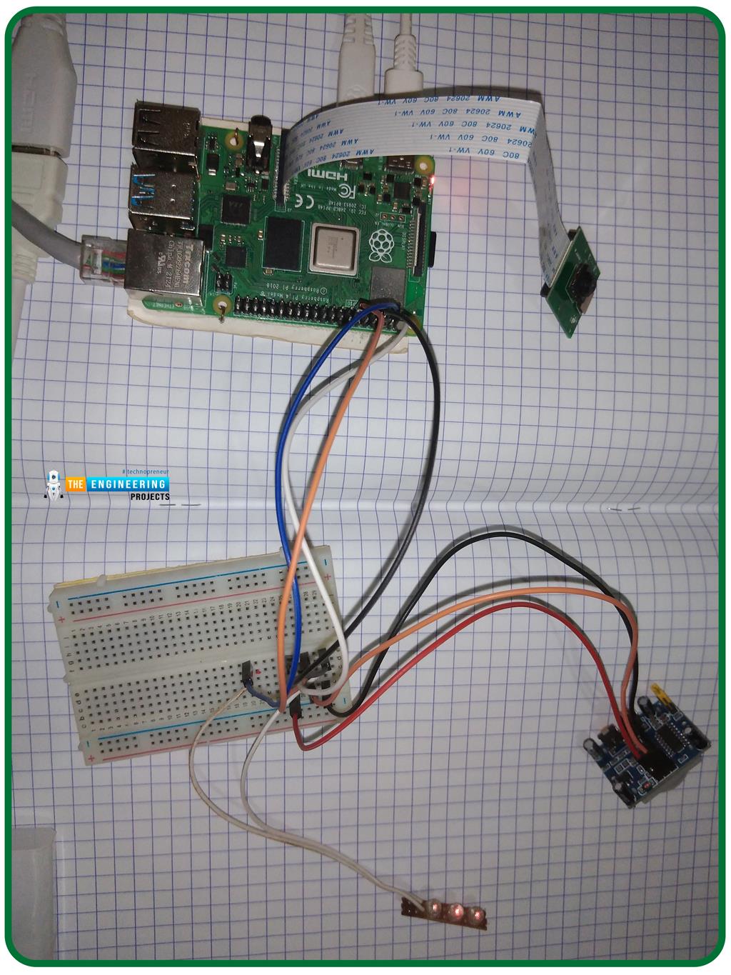 Security System with Image Capturing in Raspberry Pi 4 - The Engineering Projects
