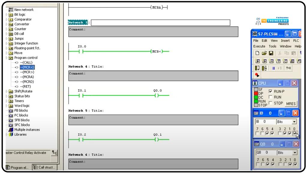 Master Reset Control in Ladder Logic Programming - The Engineering Projects