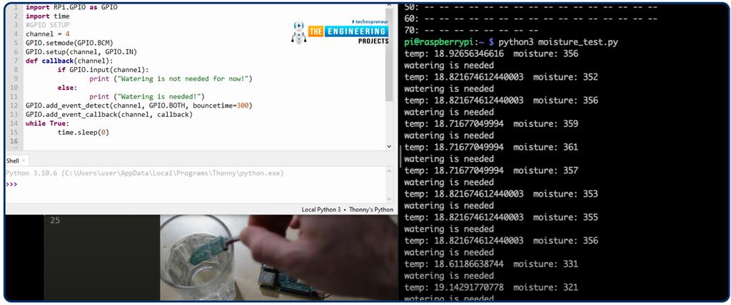 Interfacing Soil Moisture Sensor with Raspberry Pi 4 - The Engineering ...