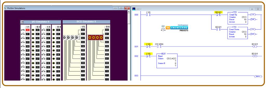 Advance Counter Functions in PLC Ladder Logic - The Engineering Projects
