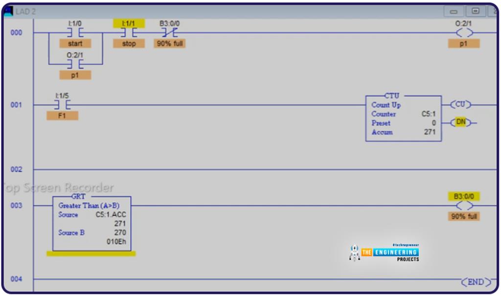 Automatic Batch Mixing Tank With Plc Ladder Logic Programming The