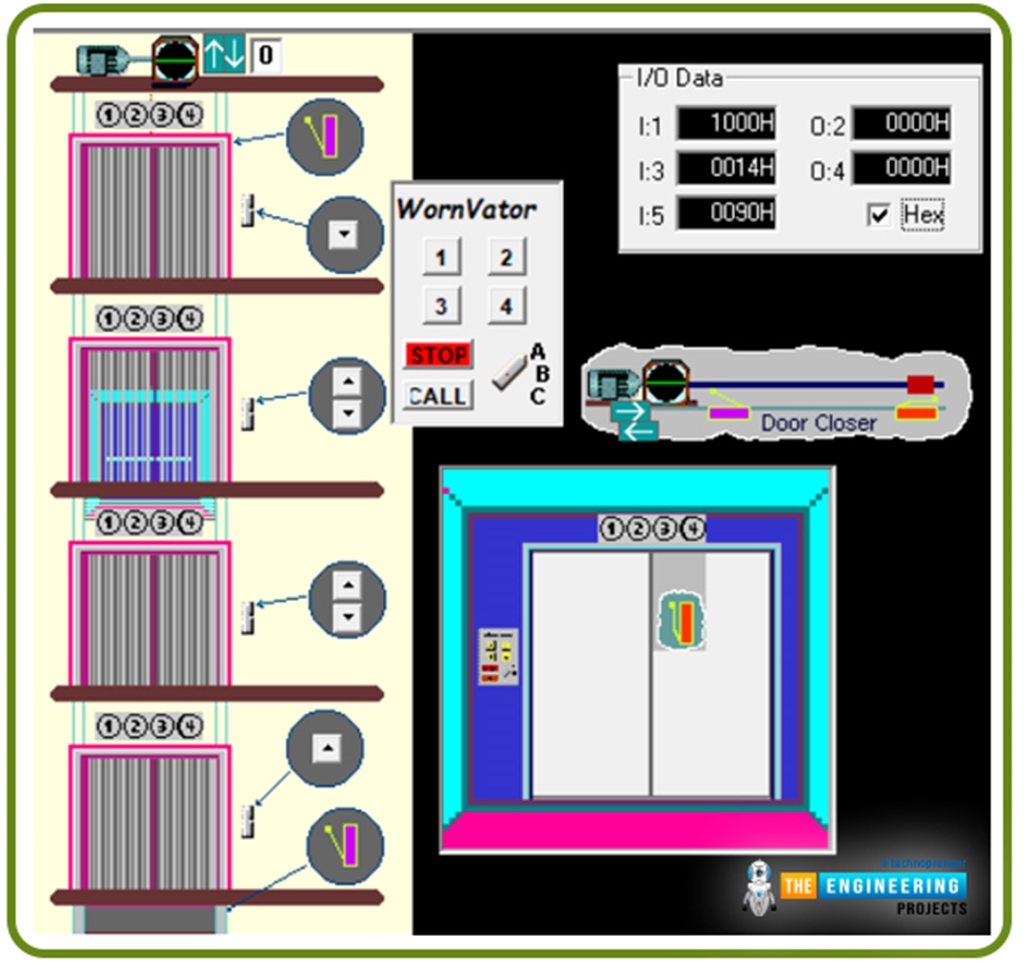 4-Floor Elevator Project with PLC Ladder Logic (Part 2) - The ...