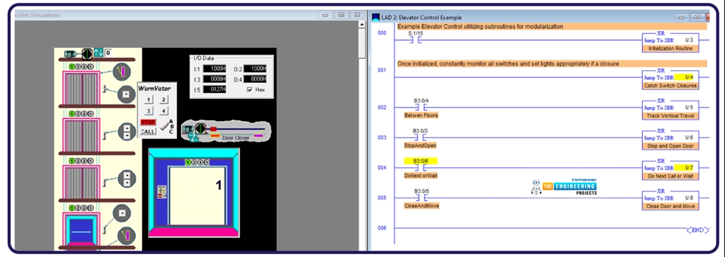 4-Floor Elevator Project with PLC Ladder Logic (Part 2) - The ...