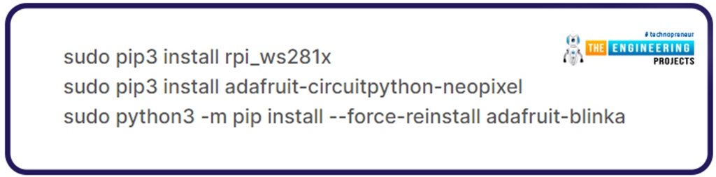 Interface a Ws2812 RGB with Raspberry Pi 4 - The Engineering Projects