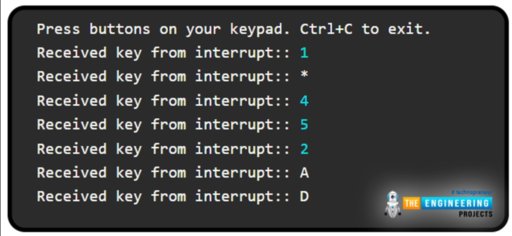 Interface 4x4 Keypad With Raspberry Pi 4 The Engineering Projects