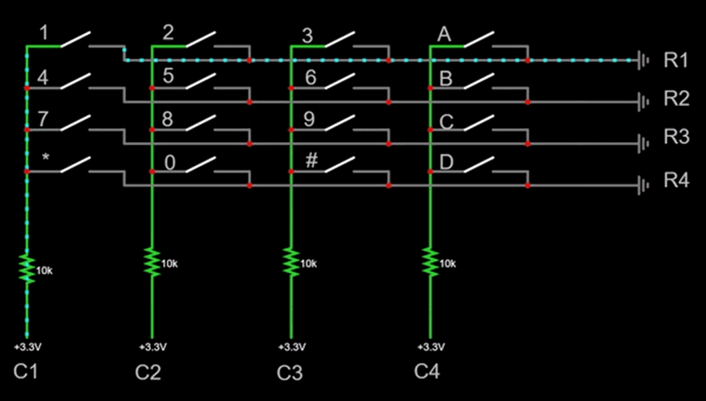 Interface 4x4 Keypad With Raspberry Pi 4 The Engineering Projects