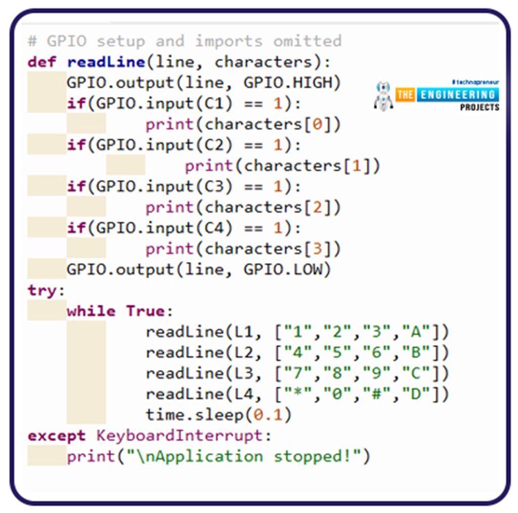 Interface 4x4 Keypad with Raspberry Pi 4 - The Engineering Projects