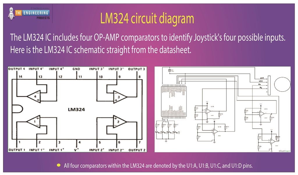 Interface Joystick With Raspberry Pi 4 Using Mcp3008 And Lm324 The Engineering Projects