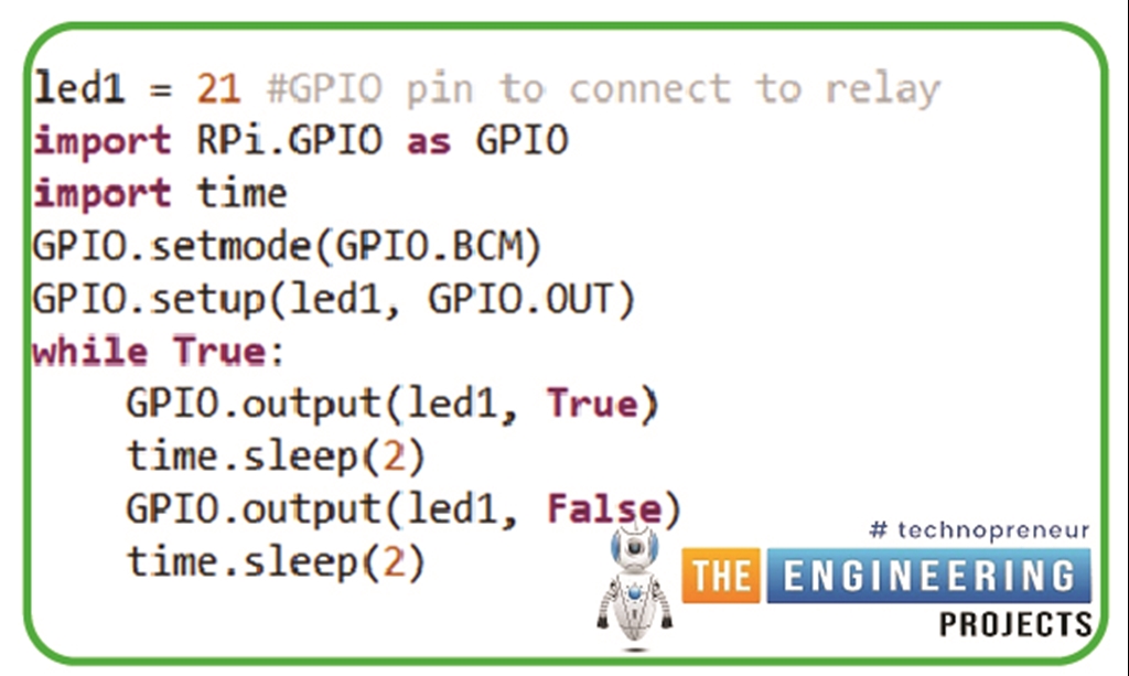Interface a 4-Channel Relay with Raspberry Pi 4 - The Engineering Projects