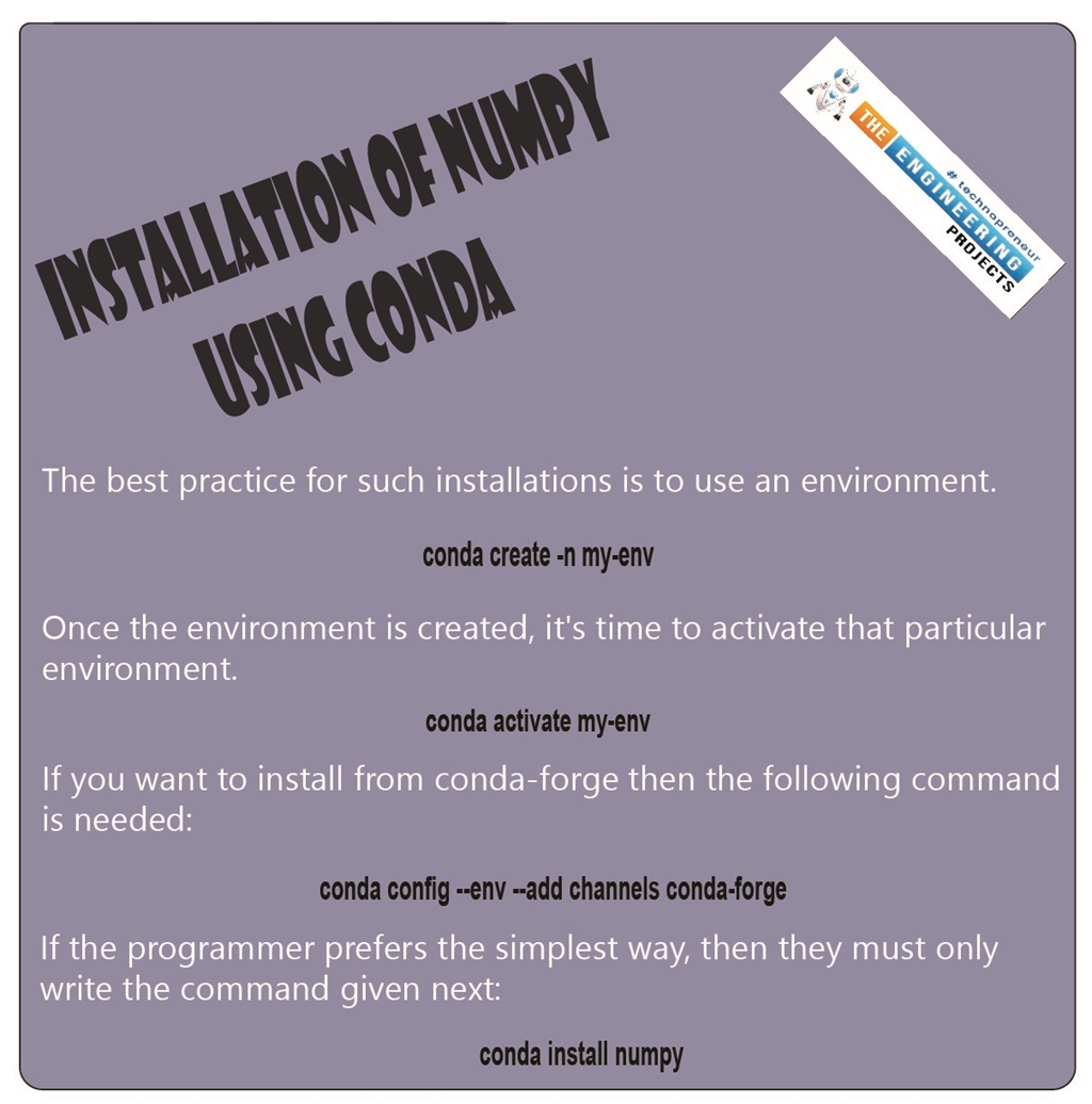 Installation and Functions of NumPy in Python - The Engineering Projects