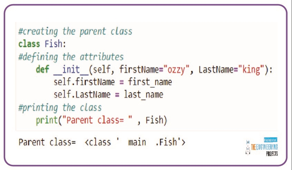 Inheritance In Python Using Jupyter Notebook The Engineering Projects
