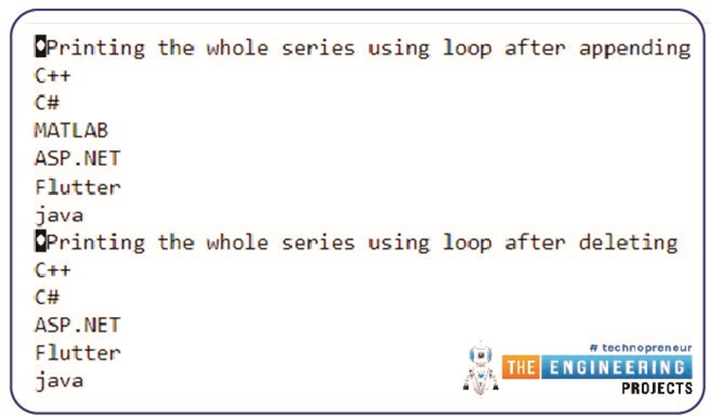 String Array Using Jupyter Notebook In Python The Engineering Projects