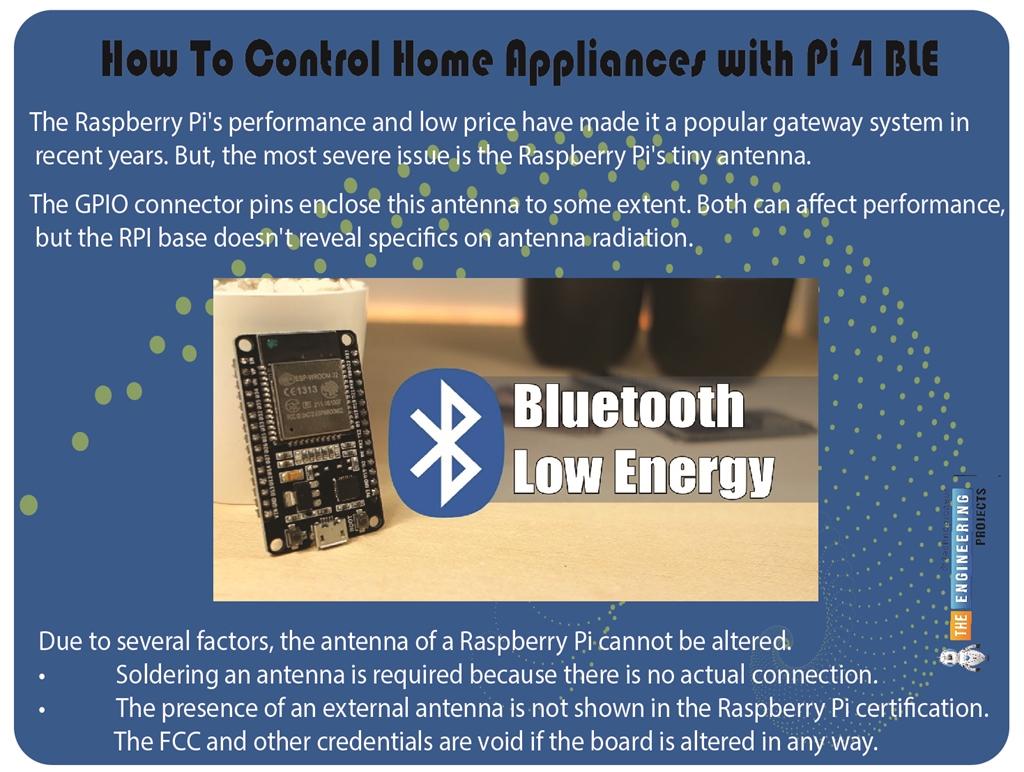 Control Home Appliances with RPi4 BLE - The Engineering Projects