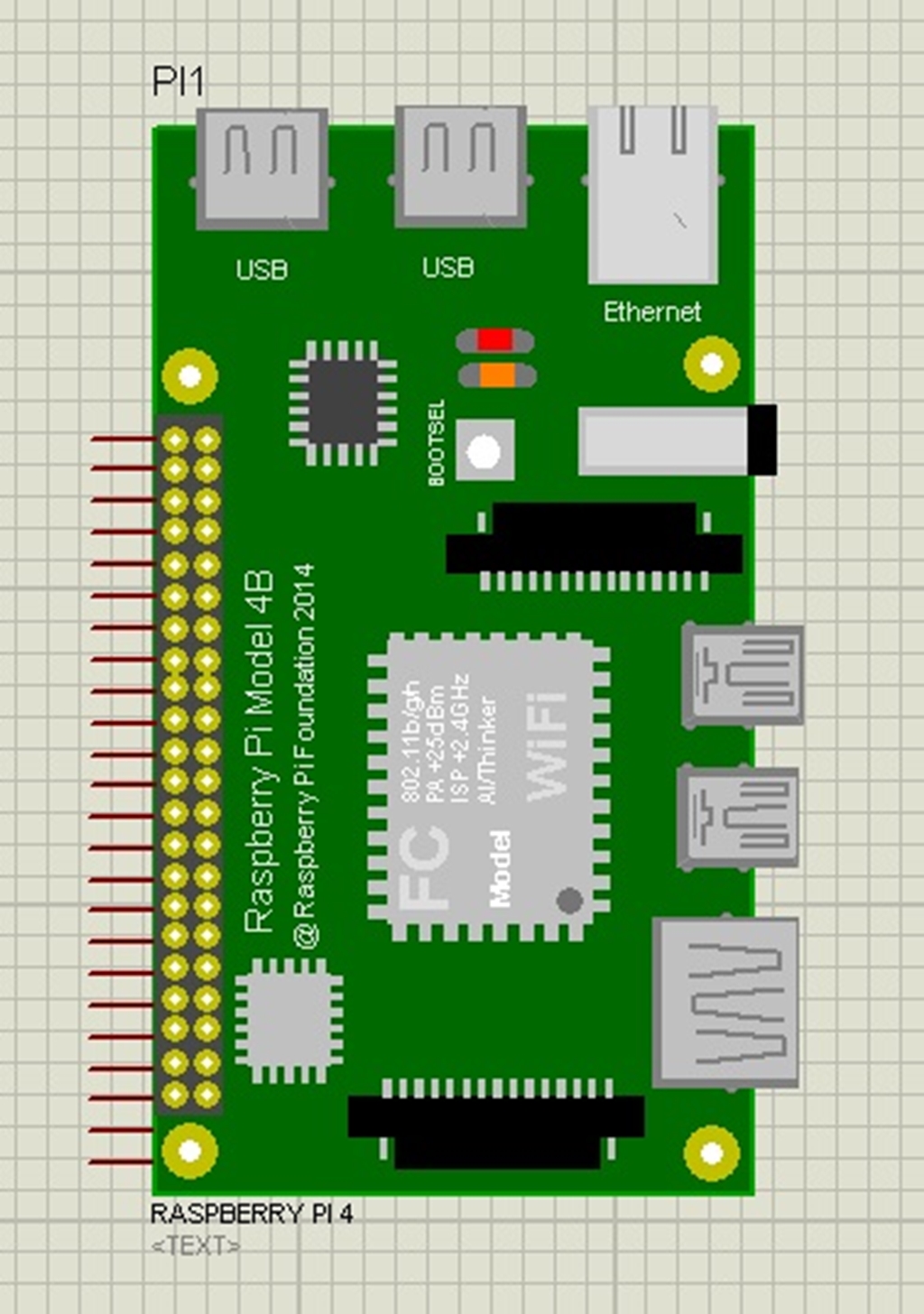 Raspberry Pi 4 Library for Proteus - The Engineering Projects
