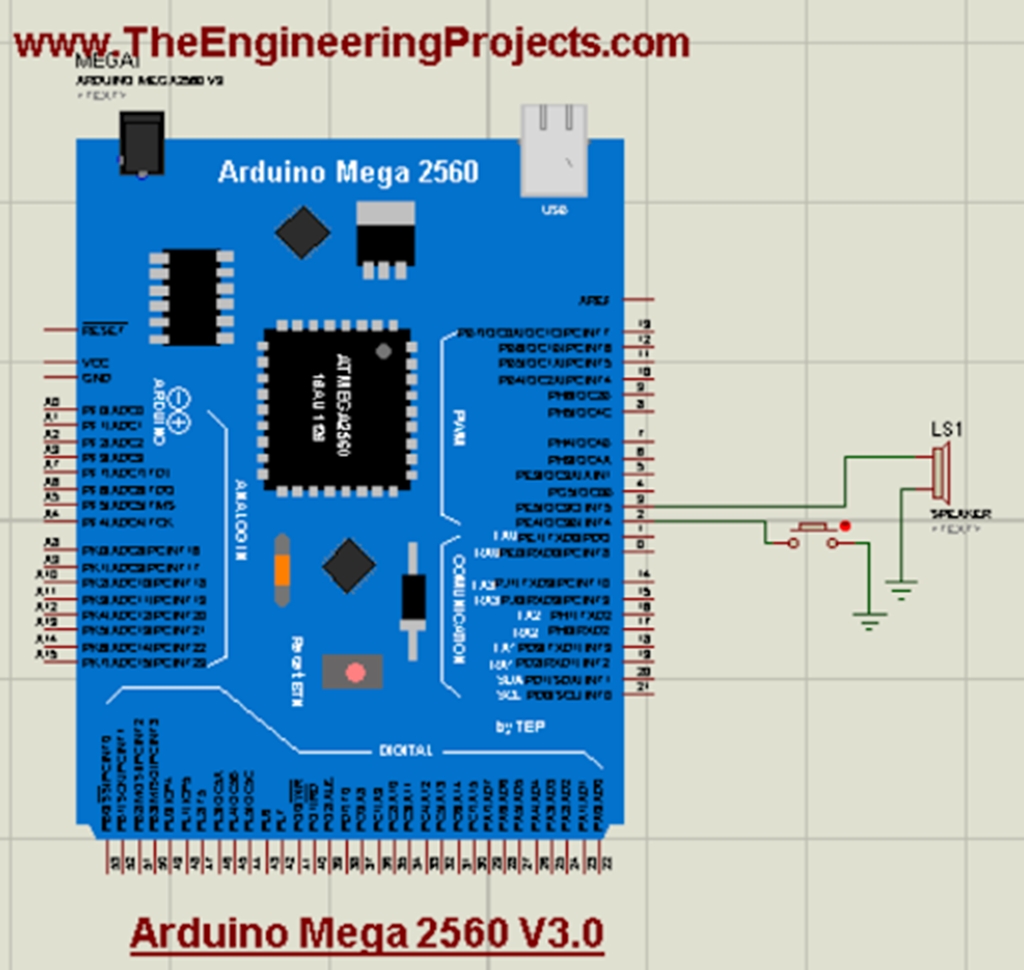 Arduino Mega 2560 Library for Proteus V3.0 - The Engineering Projects