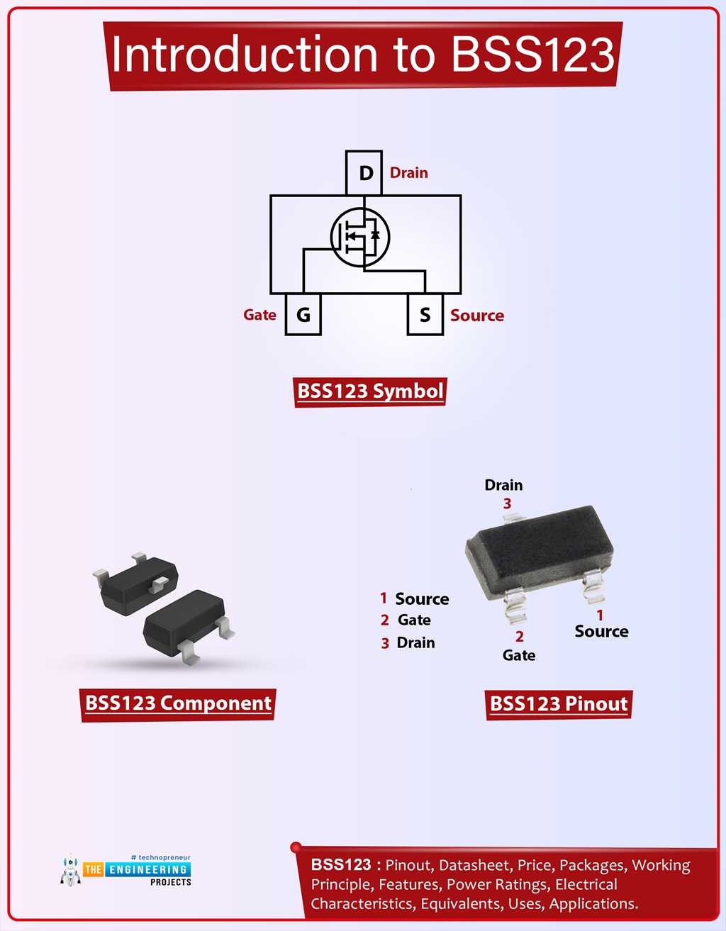BSS123 N-Channel MOSFET Datasheet, Pinout, Features & Applications ...