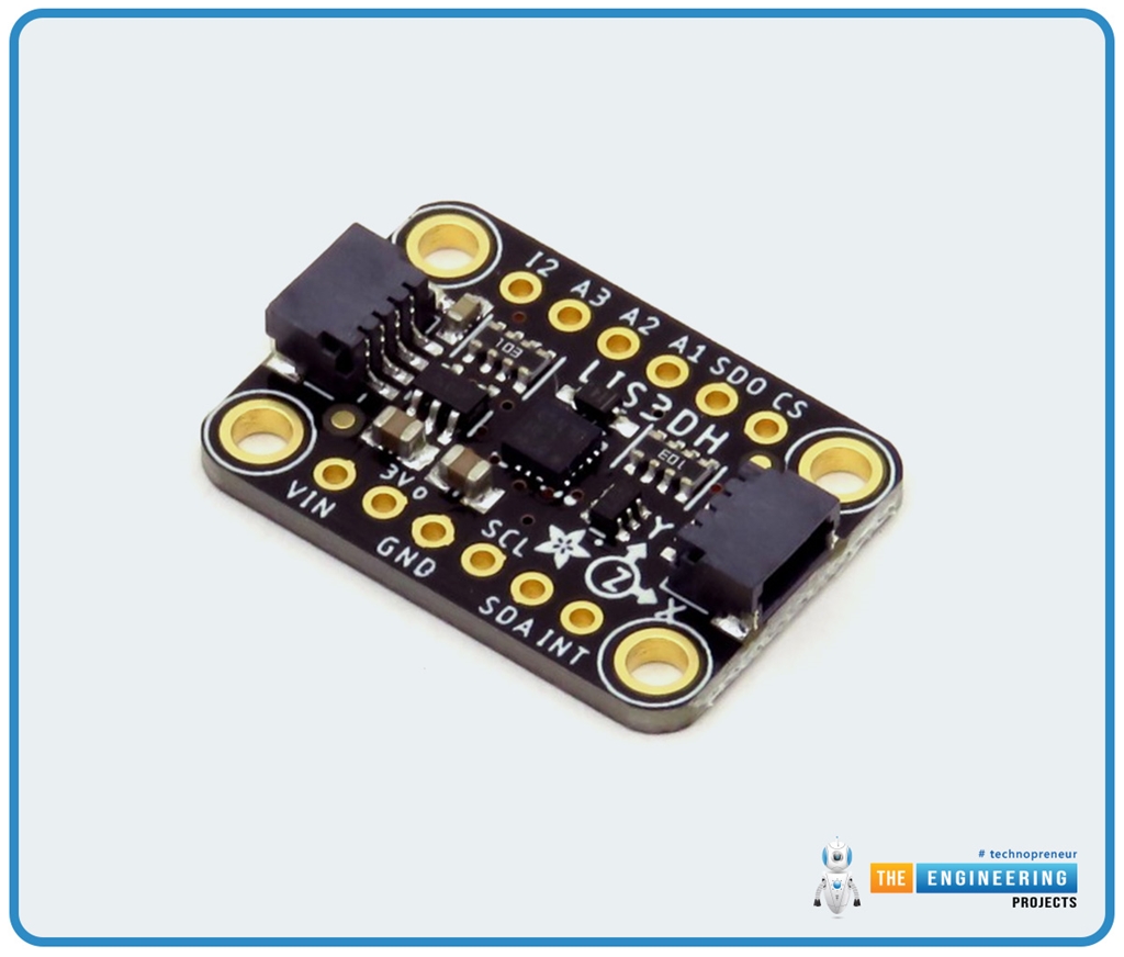 LIS3DH Triple Axis Accelerometer - The Engineering Projects