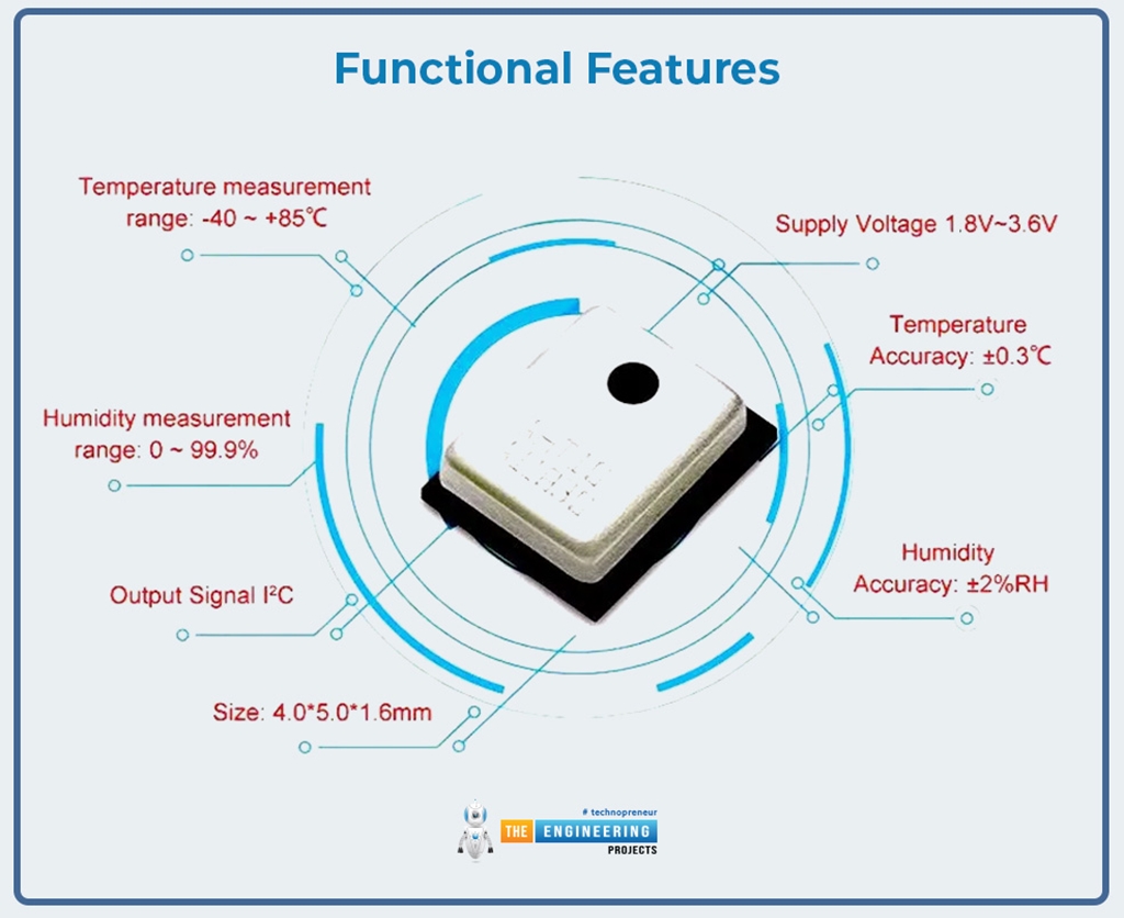 AHT10 high-precision Digital Temperature and Humidity Measurement Module - The Engineering Projects
