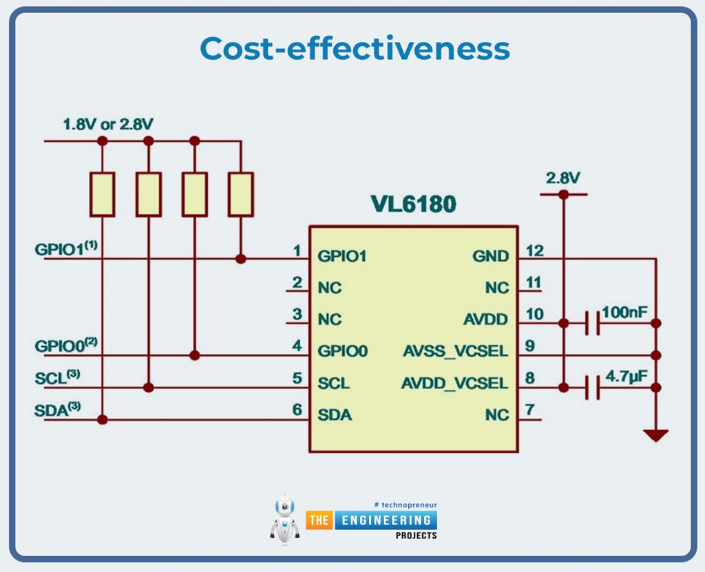 VL6180 Time-of-Flight(ToF) Proximity Sensor - The Engineering Projects