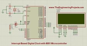 Interrupt Based Digital Clock with 8051 Microcontroller - The ...
