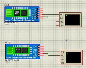 Bluetooth Library for Proteus - The Engineering Projects