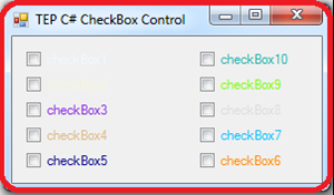 C# CheckBox Control - The Engineering Projects
