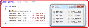 C# RadioButton Control - The Engineering Projects