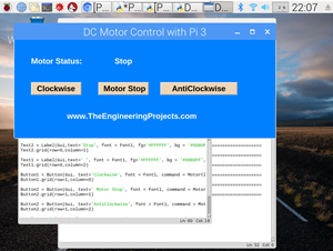 How to Control DC Motor with Raspberry Pi 3 - The Engineering Projects