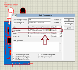 Infrared Sensor Library for Proteus - The Engineering Projects