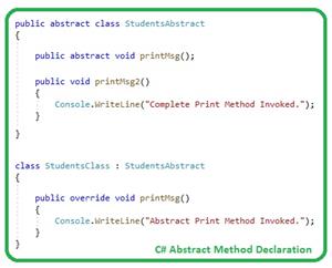 Introduction to Abstract Classes in C# - The Engineering Projects