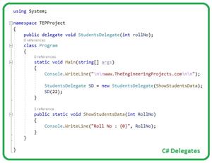 Introduction to Delegates in C# - The Engineering Projects