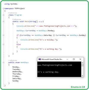 Introduction to Enums in C# - The Engineering Projects