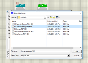 Analog PIR Sensor Library for Proteus V2.0 - The Engineering Projects
