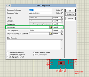 Arduino Mini Library for Proteus - The Engineering Projects