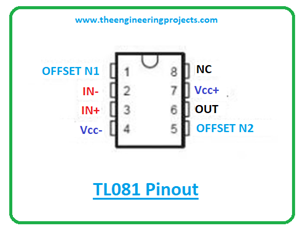 TL081 Op-Amp Datasheet, Pinout, Feature & Applications - The ...