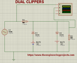 Shunt Clippers and Dual Clippers in Proteus ISIS - The Engineering Projects