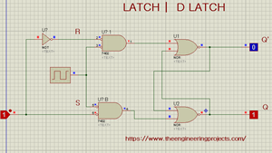What are Digital Latches? | SR-Latches | D-Latches - The Engineering ...