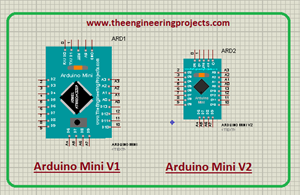 Arduino Mini Library for Proteus V2.0 - The Engineering Projects