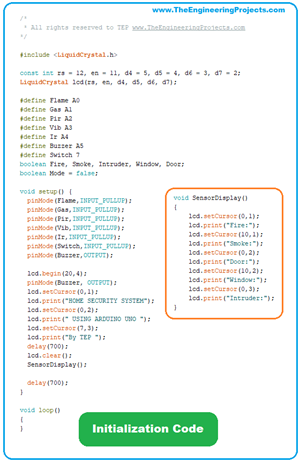 Home Security System using Arduino UNO in Proteus - The Engineering ...