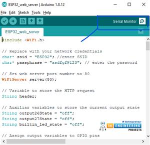 Create a Web Server with ESP32 - The Engineering Projects