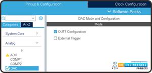 Using DAC with STM32 - The Engineering Projects