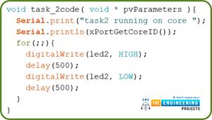 Accessing ESP32 Dual Core - The Engineering Projects