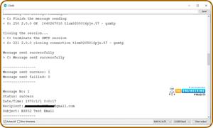 Sending Email with ESP32 using SMTP Protocol - The Engineering Projects