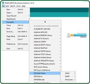 Receiving Emails with ESP32 using IMAP Server - The Engineering Projects