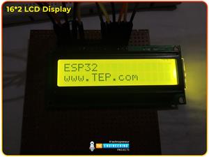 ESP32 with 16x2 LCD in Arduino IDE | Data Mode & I2C Mode - The ...