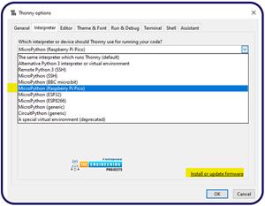Installing Thonny IDE for Raspberry Pi Pico Programming - The Engineering Projects